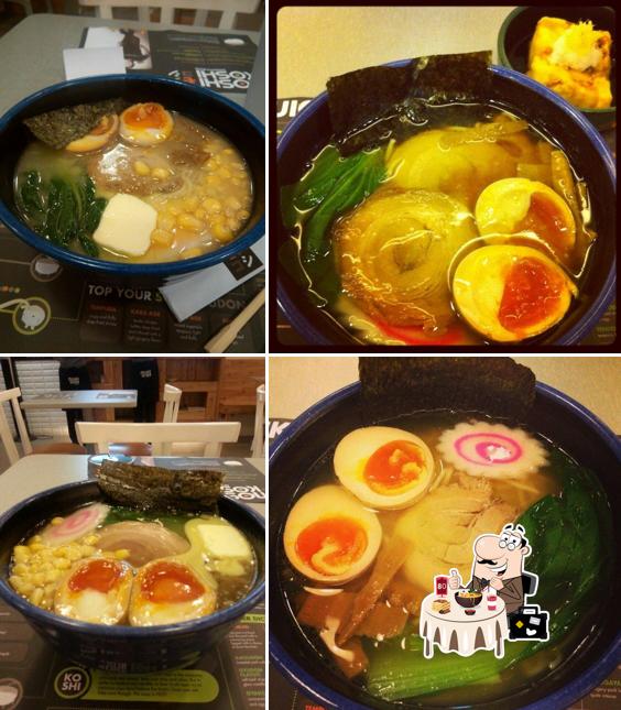 Moshi Koshi Noodle Boss restaurant, Quezon City, 4th Flr - Restaurant menu