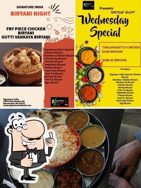 Signature India STL in Ballwin - Restaurant menu and reviews