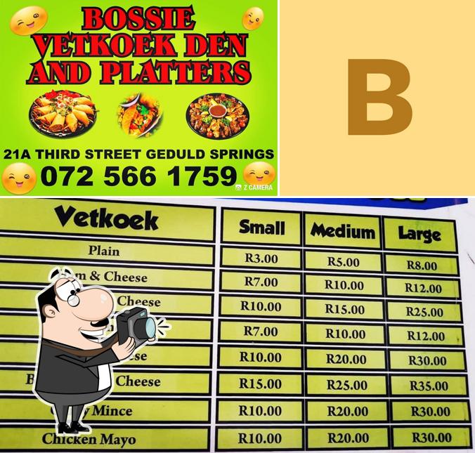 Bossie vetkoek den restaurant, Springs - Restaurant reviews