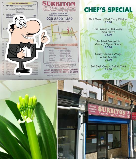 Surbiton Chinese Takeaway, Surbiton - Restaurant menu, prices and reviews