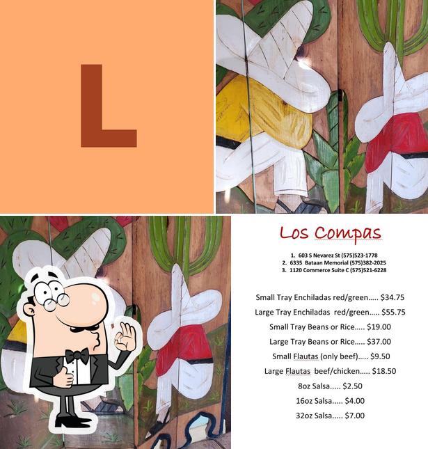 Los Compas Restaurant, Las Cruces, Commerce Dr # C - Carta del ...
