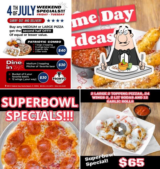Pronto New York Style Pizza, Dania Beach - Restaurant menu, prices and ...