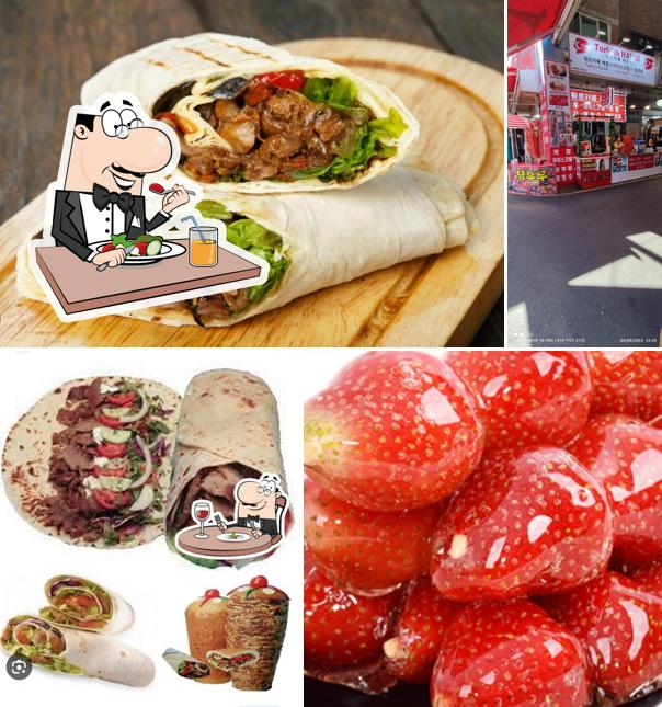 Crepe ice cream kebab tanghuru Ankara kebab 크레페, 터키 케밥, 아이스크림, 탕구루 ...