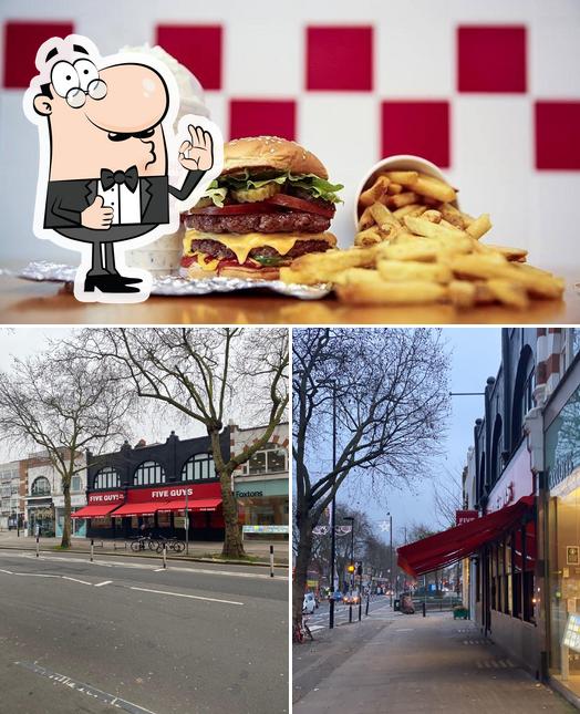 Five Guys, 217-221 Chiswick High Road in London - Restaurant menu