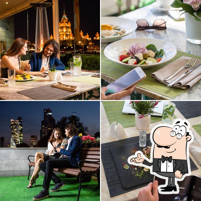 Summer terrace Wtc restaurant, Moscow, Krasnopresnenskaya Embankment ...