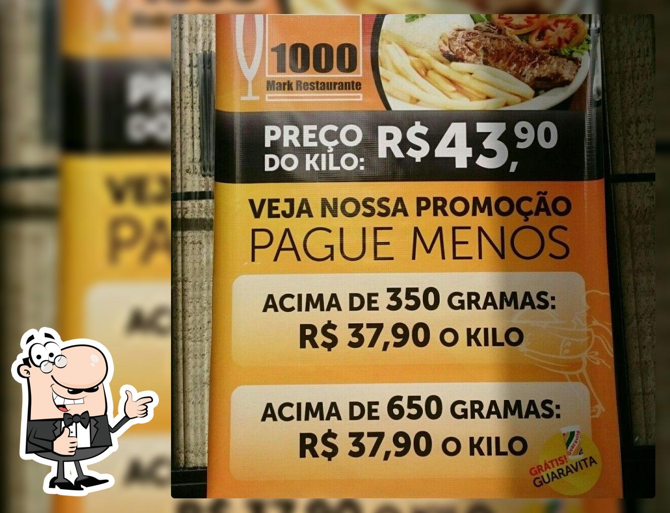 1000 Mark Buffet, Rio de Janeiro - Restaurant menu, prices and reviews