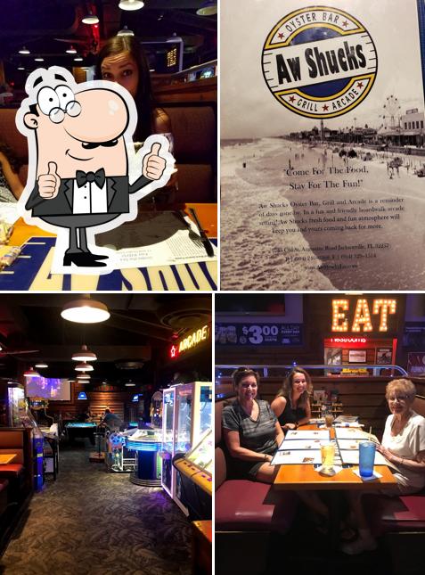 Aw Shucks Oyster Bar & Arcade in Jacksonville - Restaurant menu and reviews