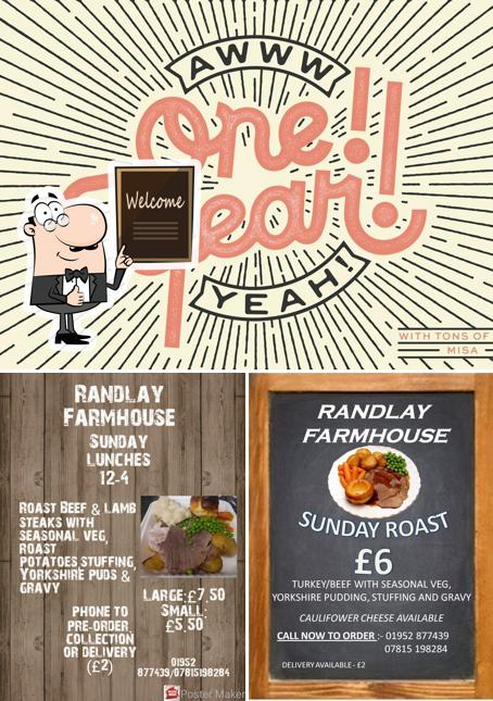 Randlay Farmhouse in Telford - Restaurant menu and reviews