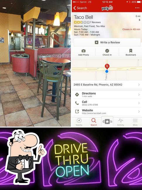 Taco Bell, 2465 E Baseline Rd in Phoenix - Restaurant menu and reviews