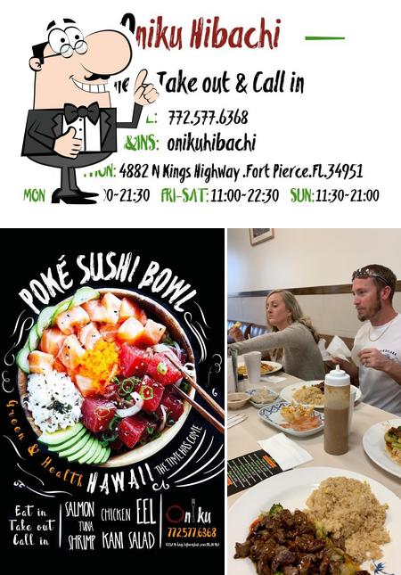 Oniku Japanese Cuisine & Hibachi in Fort Pierce - Restaurant menu and ...