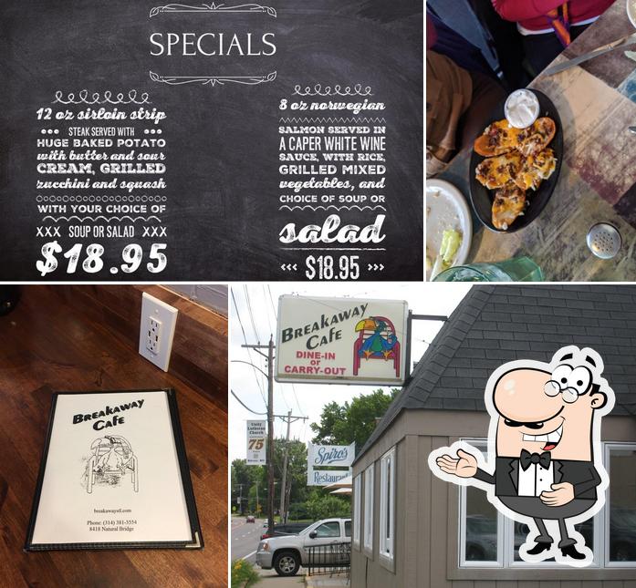 Breakaway Cafe, St. Louis - Restaurant menu, prices and reviews