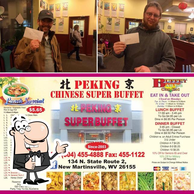 Peking Chinese Super Buffet, New Martinsville - Restaurant menu, prices ...