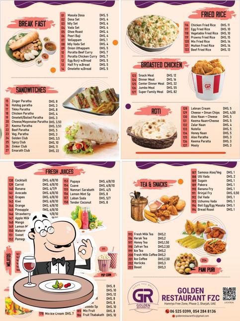 Golden Restaurant FZC - Restaurant menu, prices and reviews