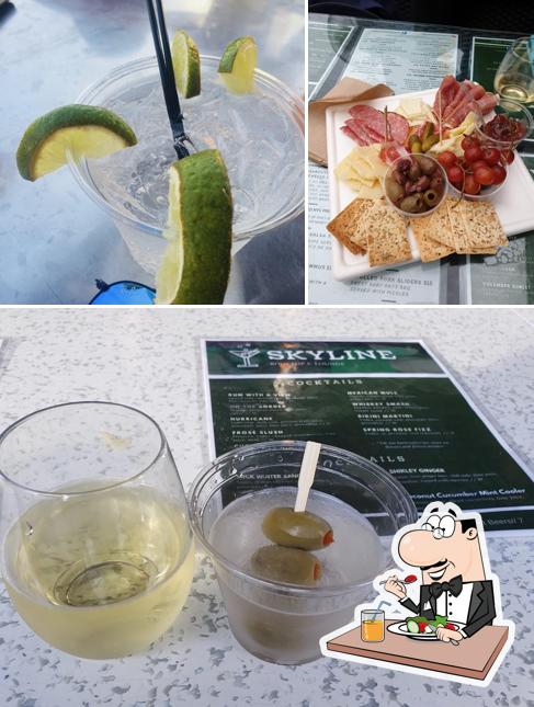 Skyline Rooftop Bar & Lounge, West New York - Menú del restaurante ...