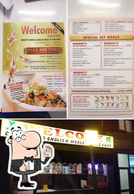 Welcome Takeaway, 210 Pensby Rd in Heswall - Restaurant menu and reviews