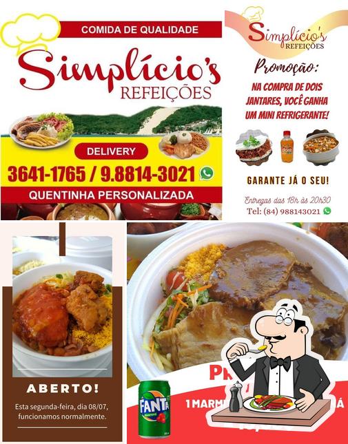 Simplicio's Refeições restaurant, Natal - Restaurant menu and reviews
