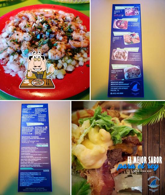 The King Shark Seafood and Mexican Kitchen, Pecos - Restaurant menu ...