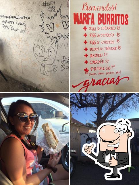Marfa Burritos in Marfa - Restaurant menu and reviews