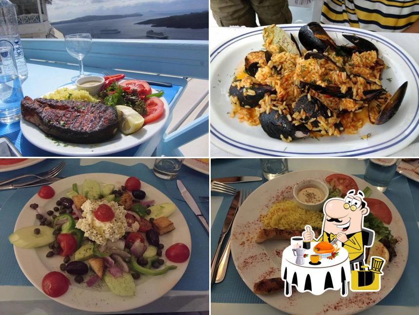 Volcano Blue Restaurant, Thera - Restaurant menu and reviews
