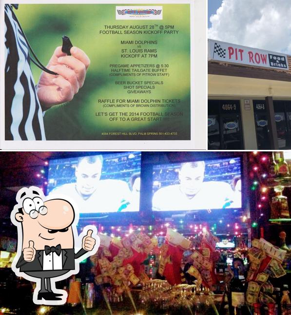 Pit Row Bar and Grill in Palm Springs - Restaurant menu and reviews