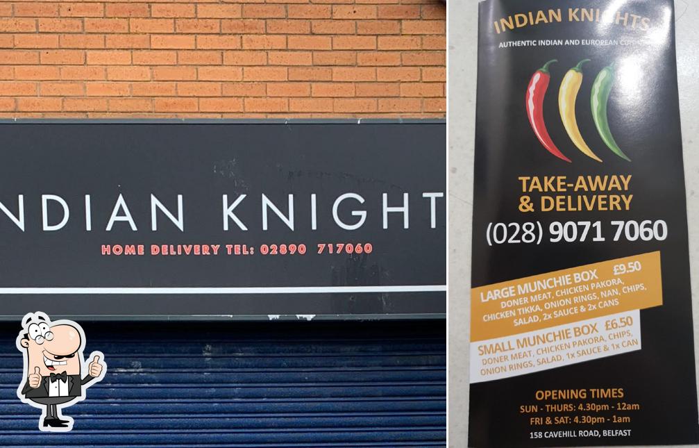 Indian Knights, Belfast - Restaurant menu, prices and reviews