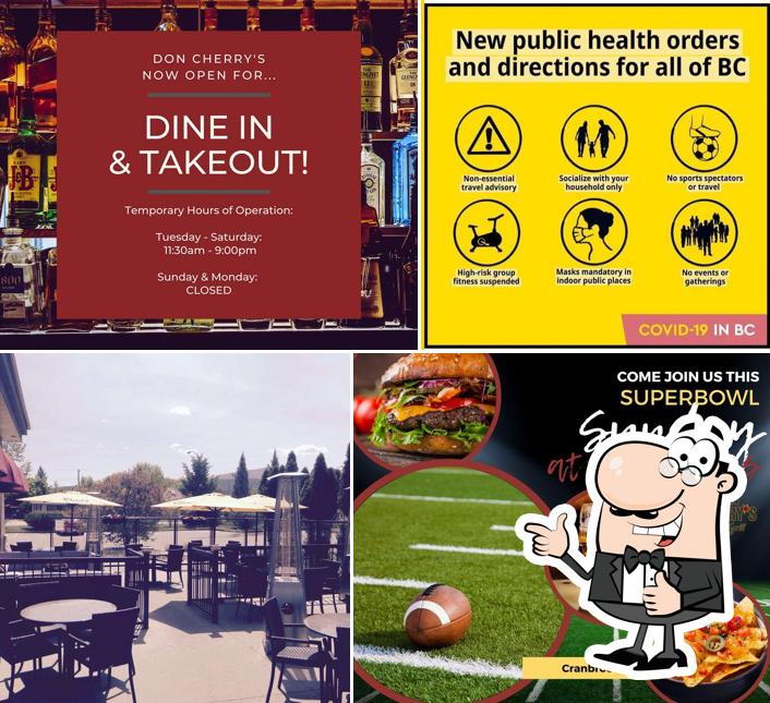 Don Cherry's Sports Grill in Cranbrook - Restaurant menu and reviews