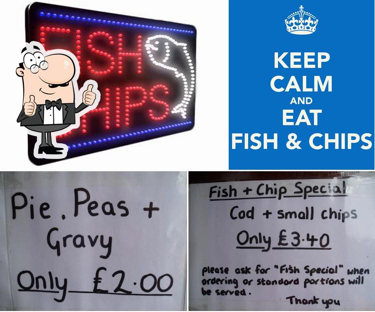Market chippy in Horwich