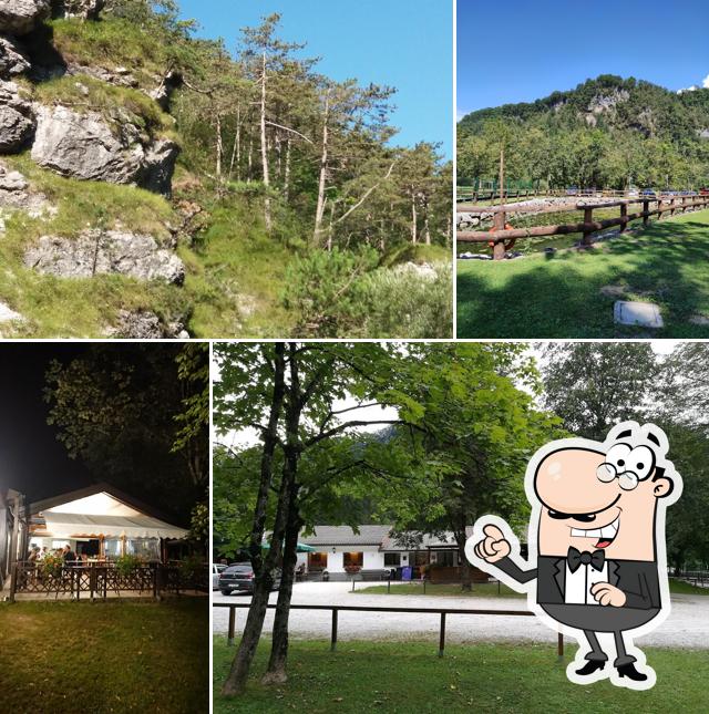 Trattoria Al Pescatore restaurant, Cavazzo Carnico, Località Val ...