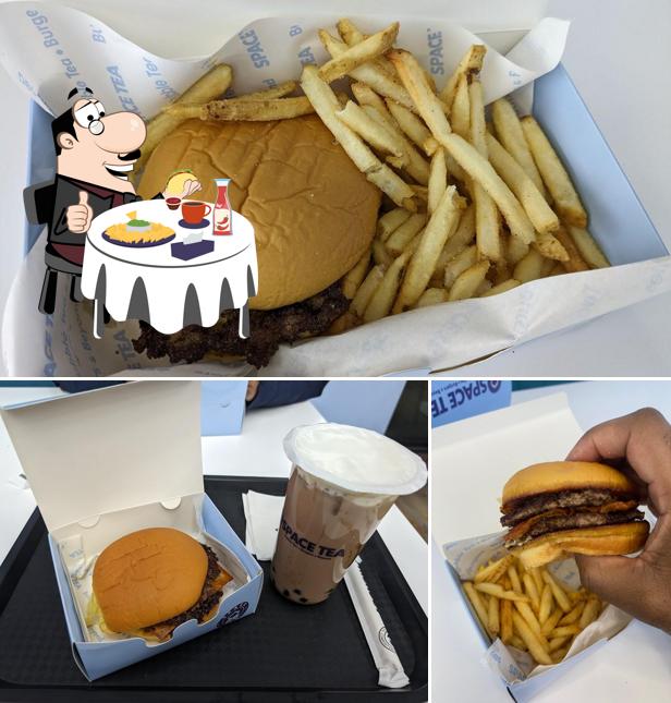 Space Tea Bubble Tea, Burgers & Tacos in Edmonton - Restaurant menu and ...