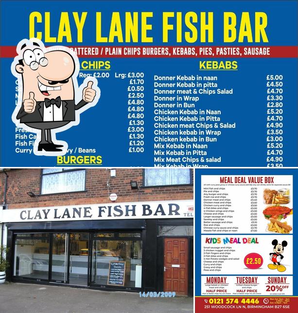 Clay Lane Fish Bar, Birmingham - Menú del restaurante, precios y reseñas