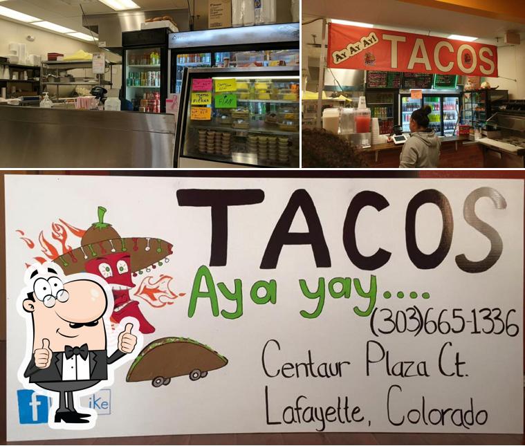 TACOS AY AY AY, 1206 Centaur Village Dr in Lafayette - Restaurant menu ...