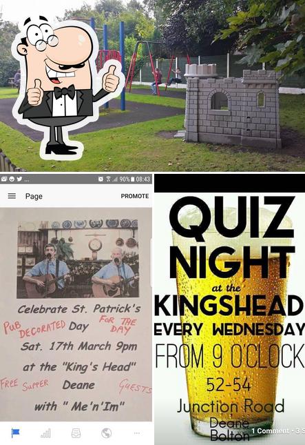 The Kings Head, Bolton - Restaurant menu, prices and reviews