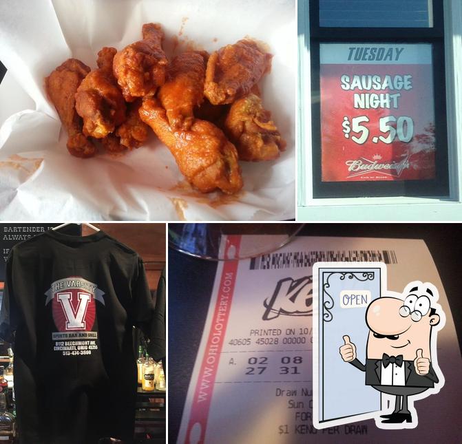 The Varsity Sports Bar and Grill in Cincinnati - Restaurant menu and ...