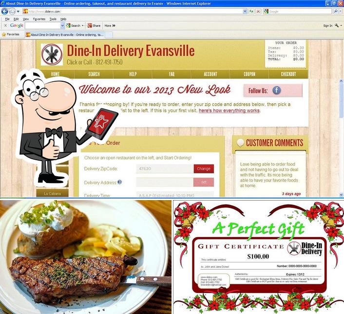Dine in Delivery in Evansville - Restaurant menu and reviews