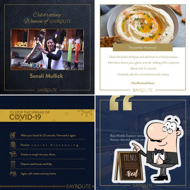 Bayroute - Restaurant menu, prices and reviews