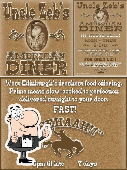 Uncle Zeb's American Diner in Edinburgh