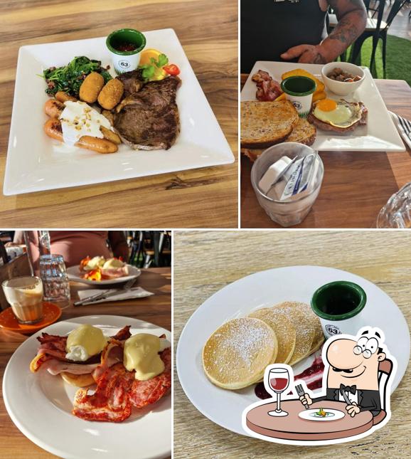 Cafe 63 Riverway Plaza, Rasmussen - Restaurant menu, prices and reviews