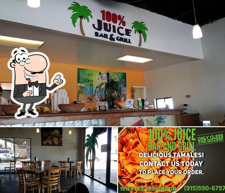 100 Percent Juice Bar, El Paso - Restaurant menu, prices and reviews