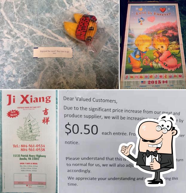 Ji Xiang Chinese Restaurant, Amelia Court House - Restaurant menu ...