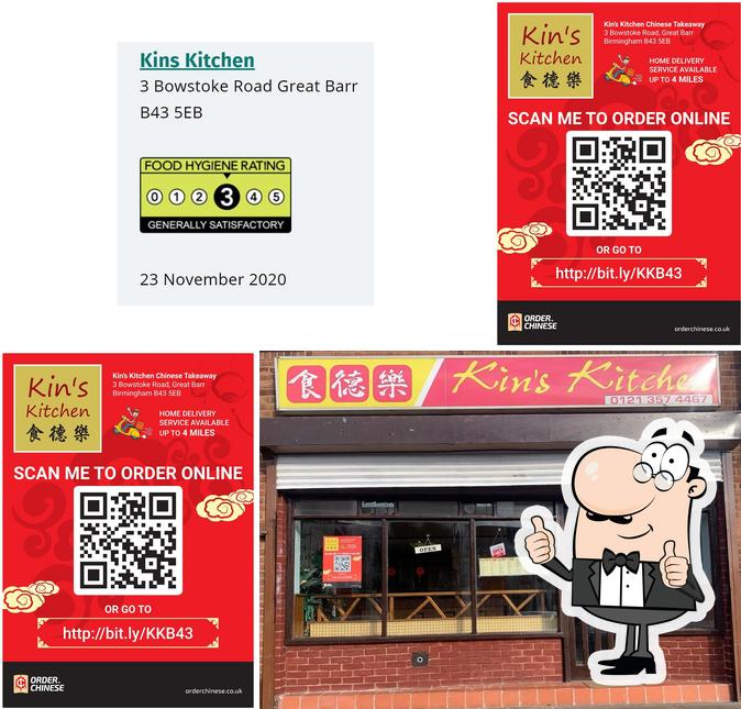 Kin's Kitchen Chinese Takeaway, 3 Bowstoke Rd in Birmingham ...