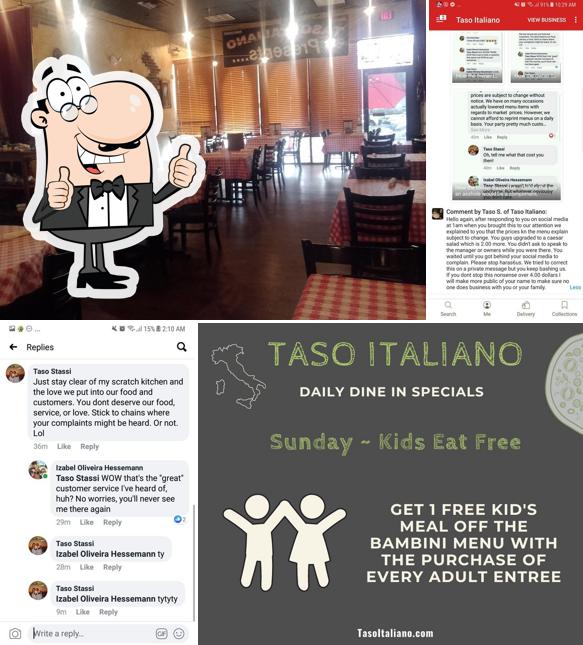 Taso Italiano in New Port Richey - Restaurant menu and reviews