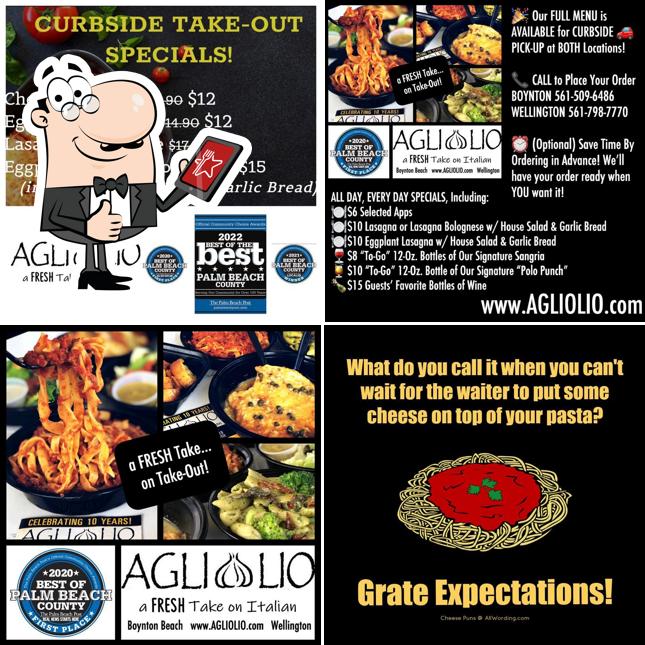 Agliolio ~ a FRESH Take on Italian, Boynton Beach - Restaurant menu ...