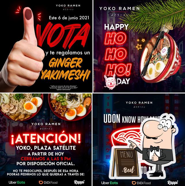 Yoko Ramen Nápoles, Ciudad López Mateos - Menú del restaurante, precios ...