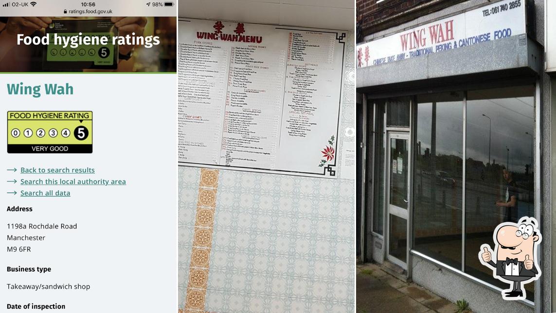Wing Wah, Manchester - Restaurant menu, prices and reviews