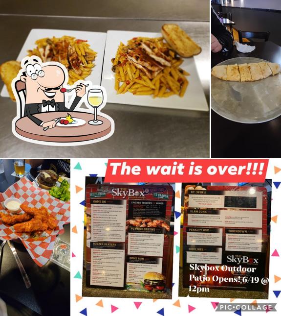 The Skybox Restaurant & Sports Bar in Tewksbury - Restaurant menu and ...