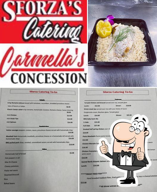 Sforza Catering and Carmella’s Concession, Girard - Restaurant menu ...