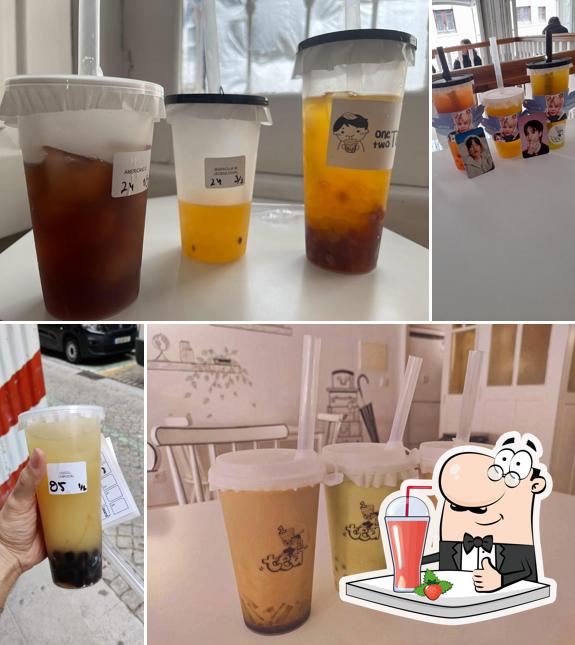 Bubble tea•Coffee•2D Café at One Two Tea, Porto - Menu do restaurante ...
