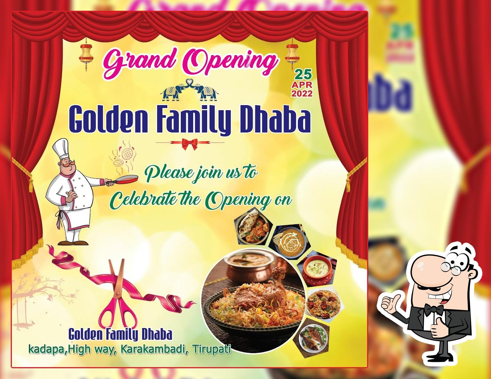 Golden family dhaba, Karakambadi Rural - Restaurant menu, prices and ...