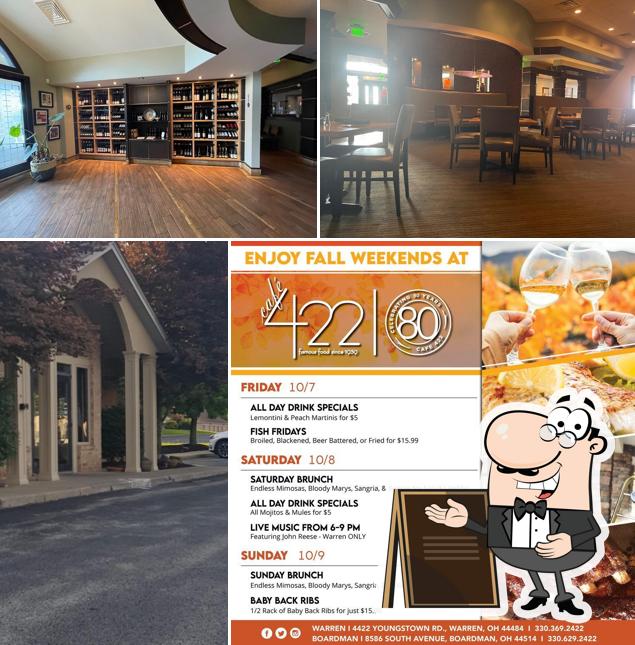 Cafe 422, Boardman - Restaurant menu, prices and reviews