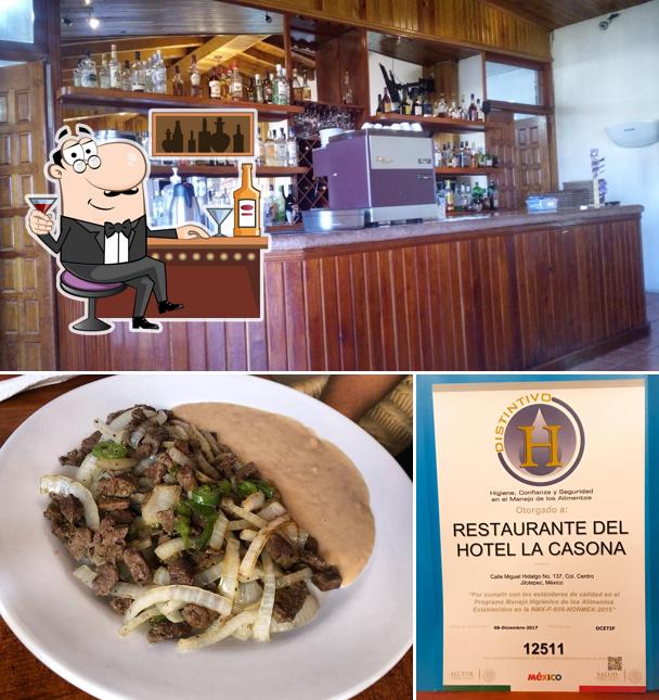 Hotel Restaurante-Bar La Casona, Jilotepec de Molina Enríquez - Menú ...